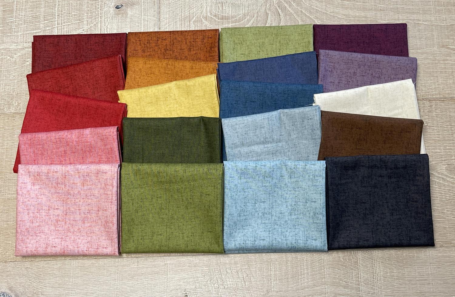 Timeless Linen Basic - Fat 1/8th Bundle - 20 Pieces - 9.75" x 21" Each – Quilters Cupboard Uxbridge