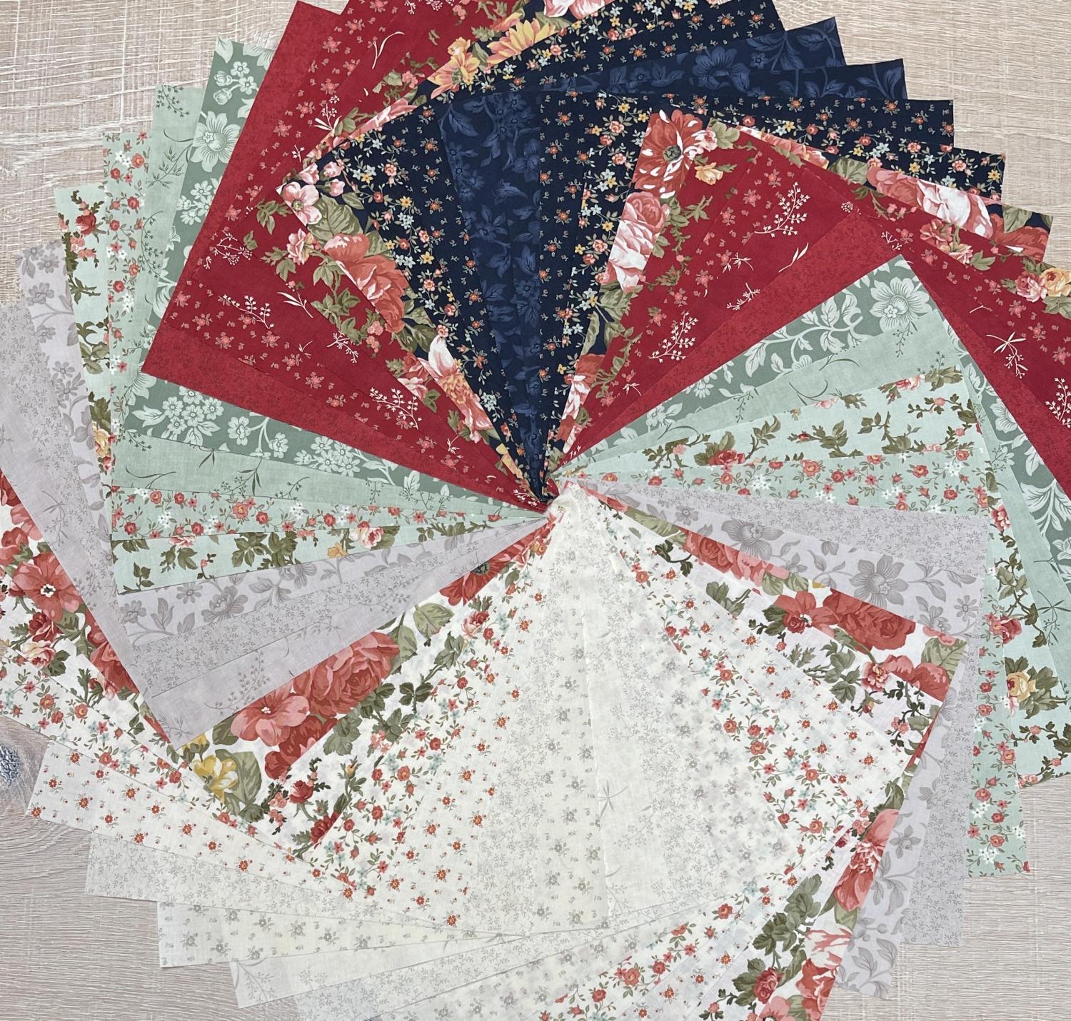Ambiance - Half Assortment Layer Cake - 42 pieces - 10" squares ...