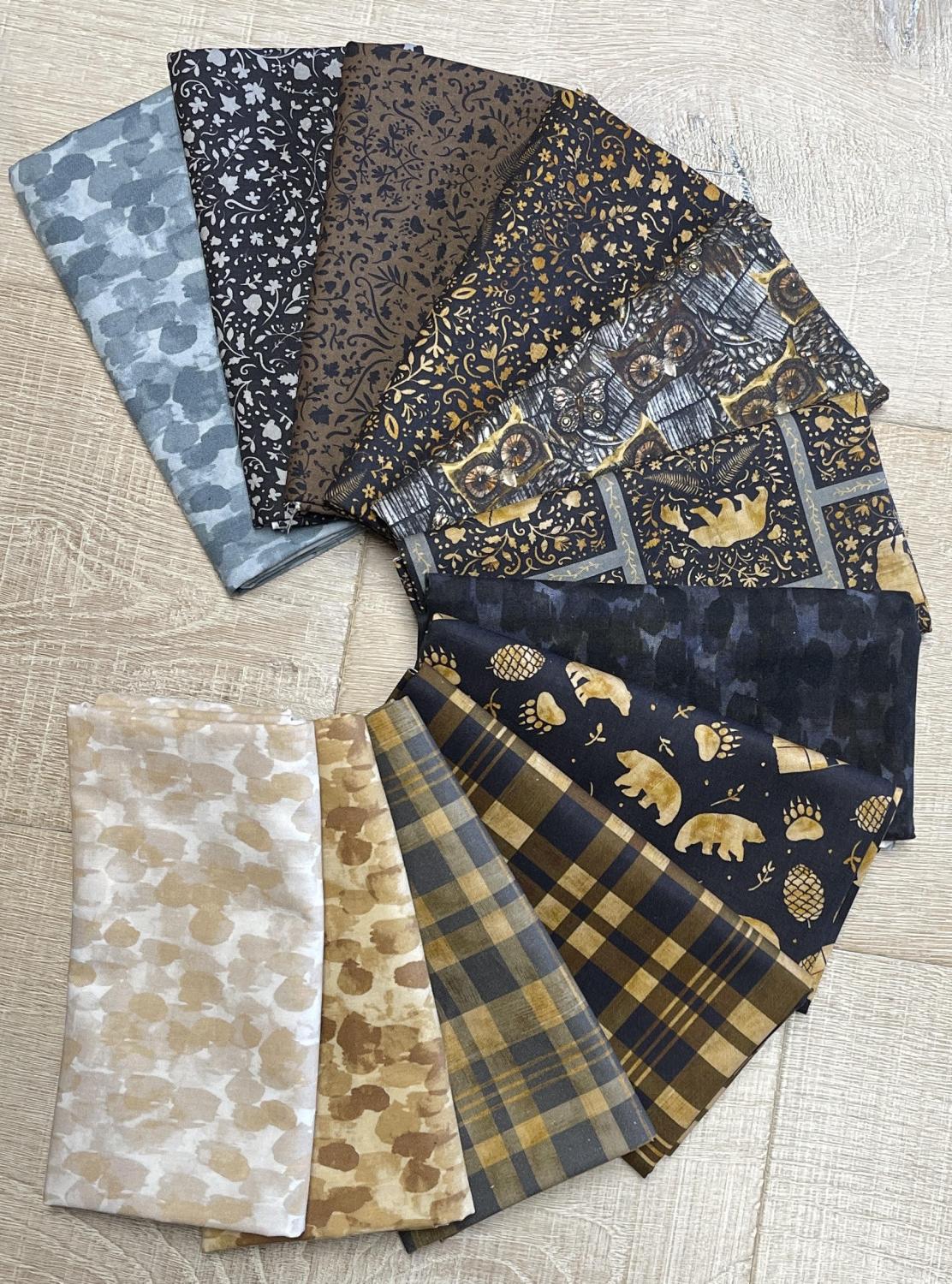 Crafted Cabin - Half Metre Bundle - 12 Pieces – Quilters Cupboard Uxbridge