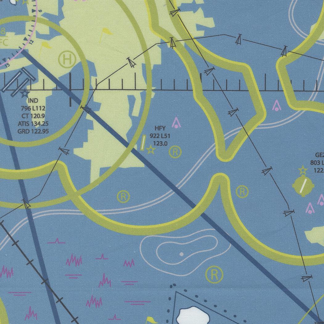 High Flight Lake - 545060-16 VFR Chart Novelty Map – Quilters Cupboard ...