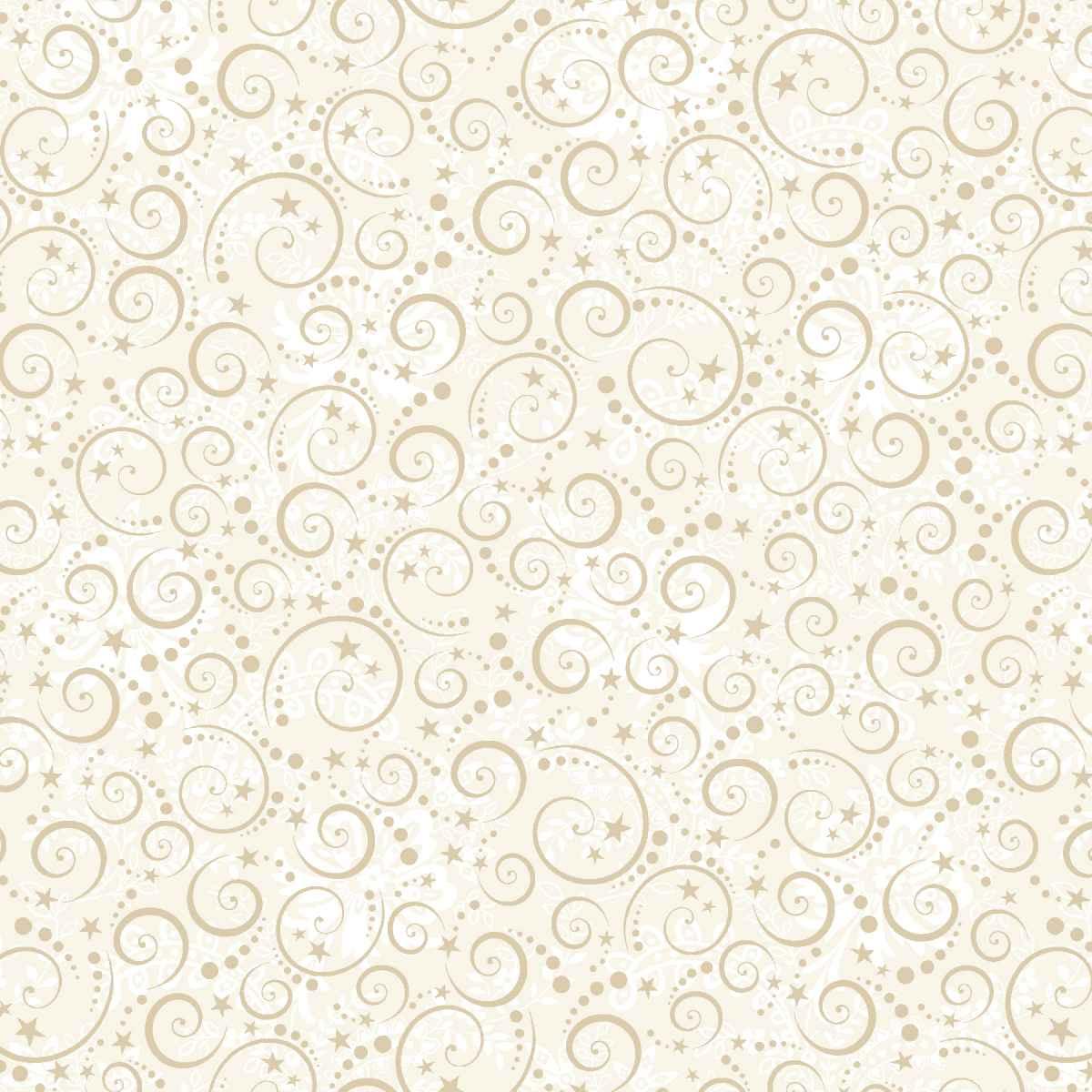 Nordic Holiday Mini Swirls - 3609-44 Cream – Quilters Cupboard Uxbridge