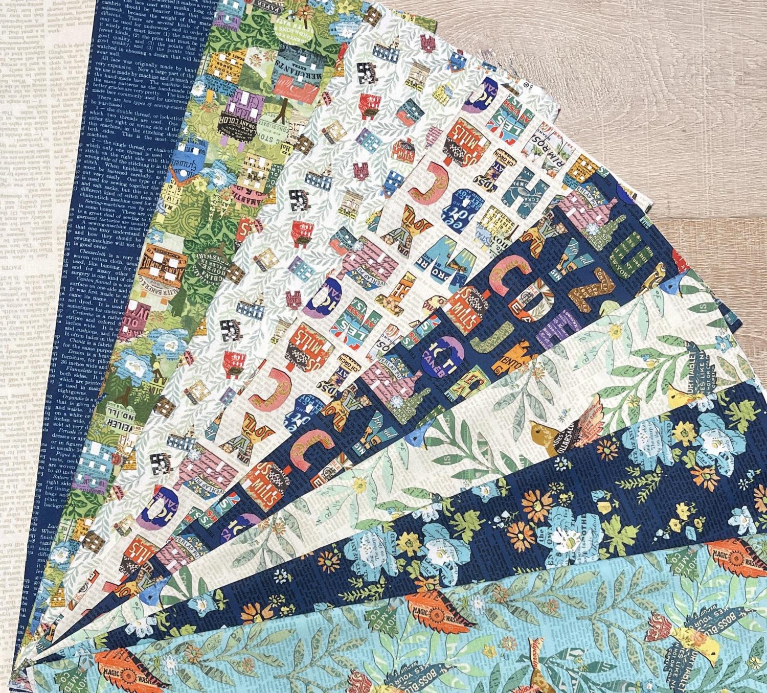 Paper Hamlet - Half Metre Bundle - 9 Pieces – Quilters Cupboard Uxbridge