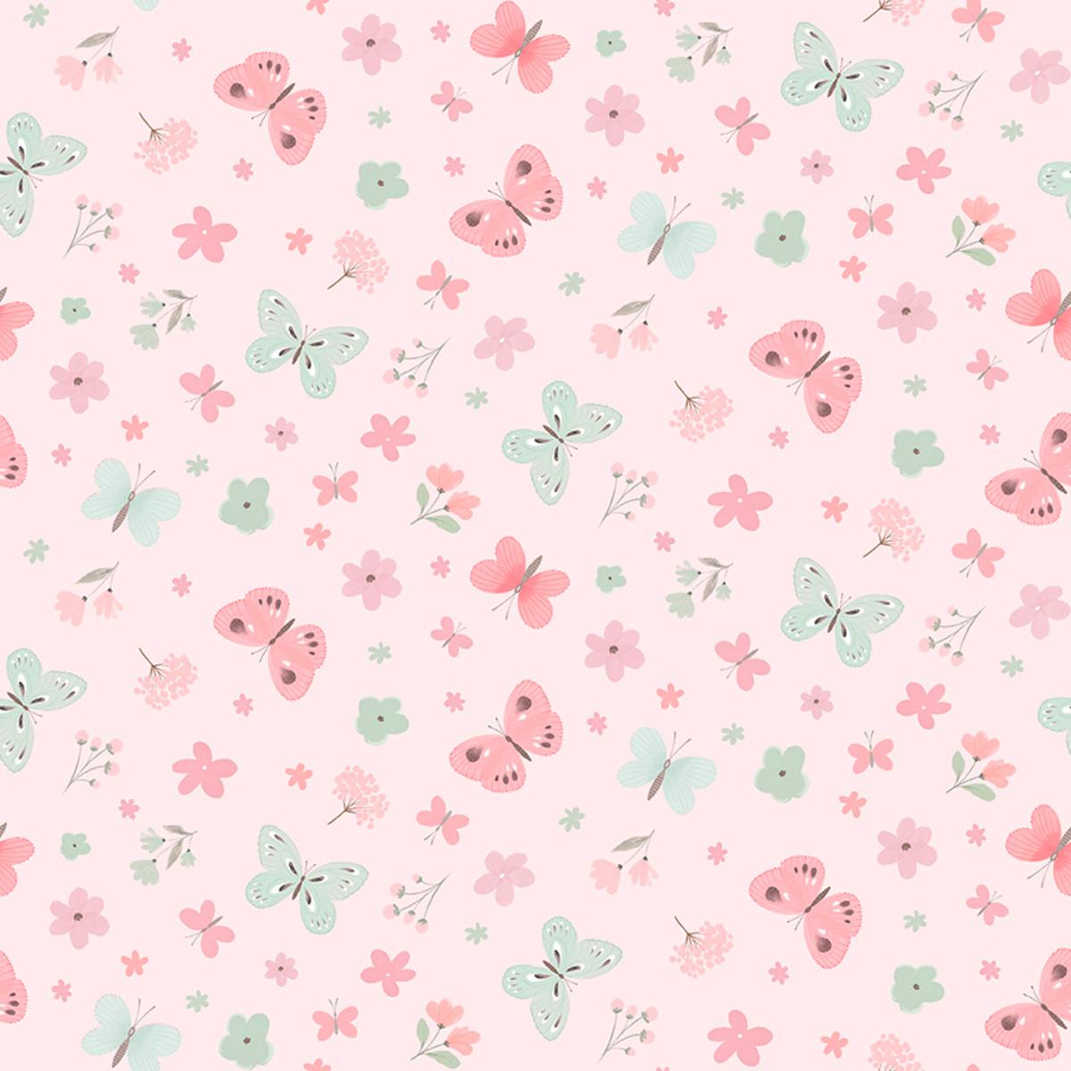 Sweet Woodland - Pink - 24516 Fluttering Petal Parade – Quilters ...