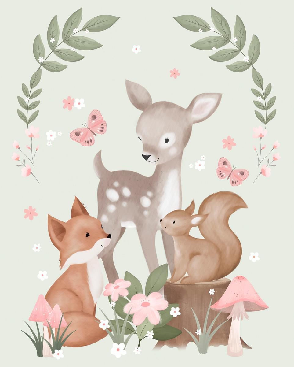 Sweet Woodland Panel - 24519P - 36" panel – Quilters Cupboard Uxbridge