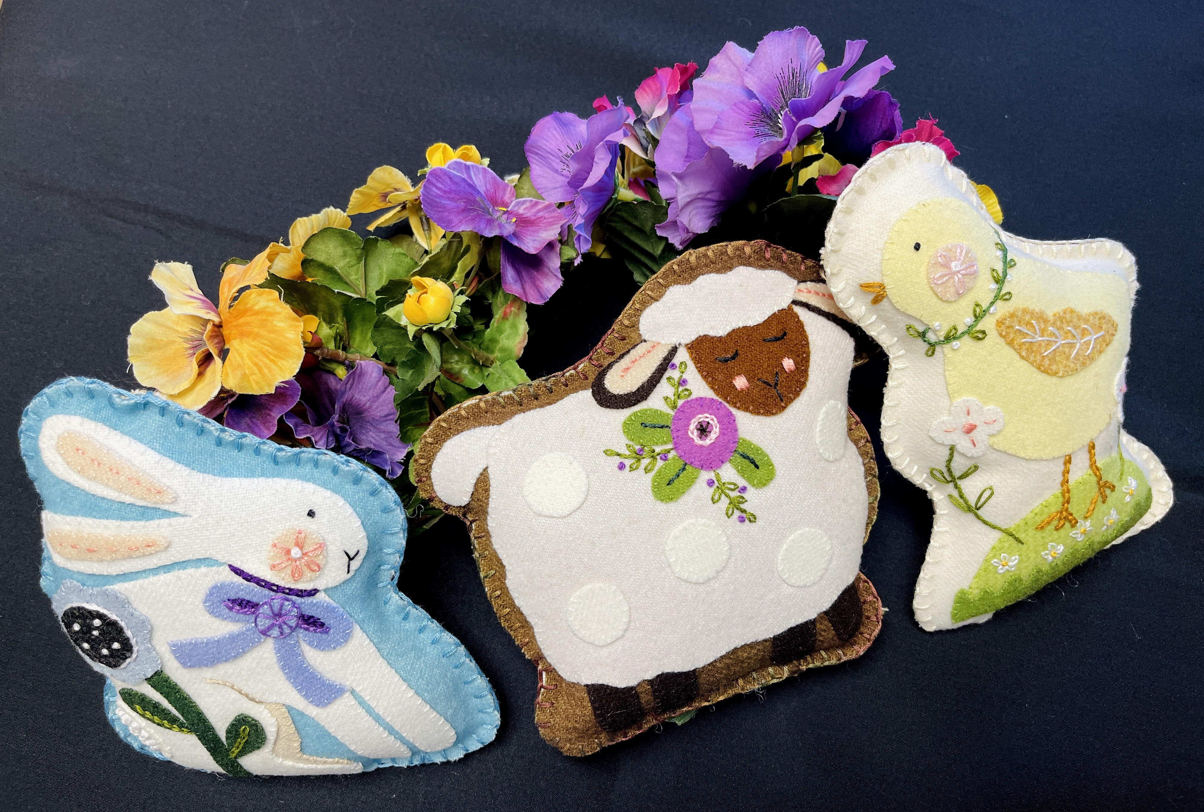 Bowl Filler Buddies KIT - Includes Pattern, Wool and Fabric – Quilters ...