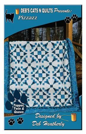 CLEARANCE - Pizzazz Pattern - Deb's Cats n Quilts - Topper, Twin & Que ...