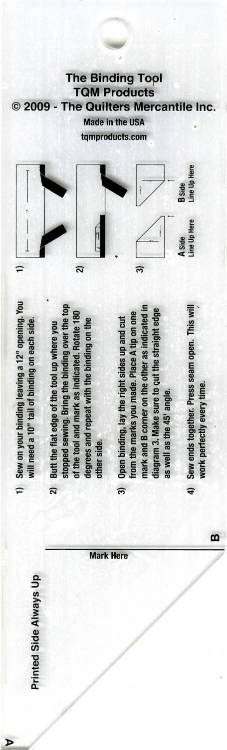 The Binding Tool Template Ruler – Quilters Cupboard Uxbridge